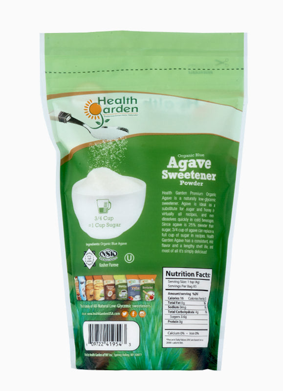 Organic Blue Agave Powder by Health Garden - 12 oz.– All Naturell Healing